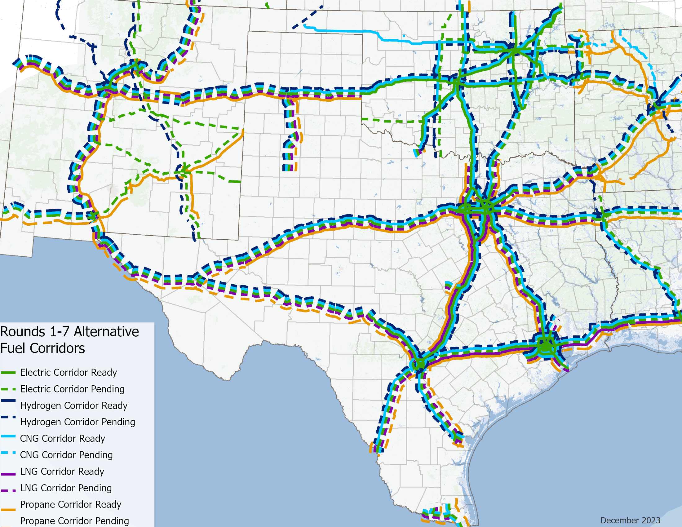 North Central Texas Council of Governments - Alternative Fuel Corridors